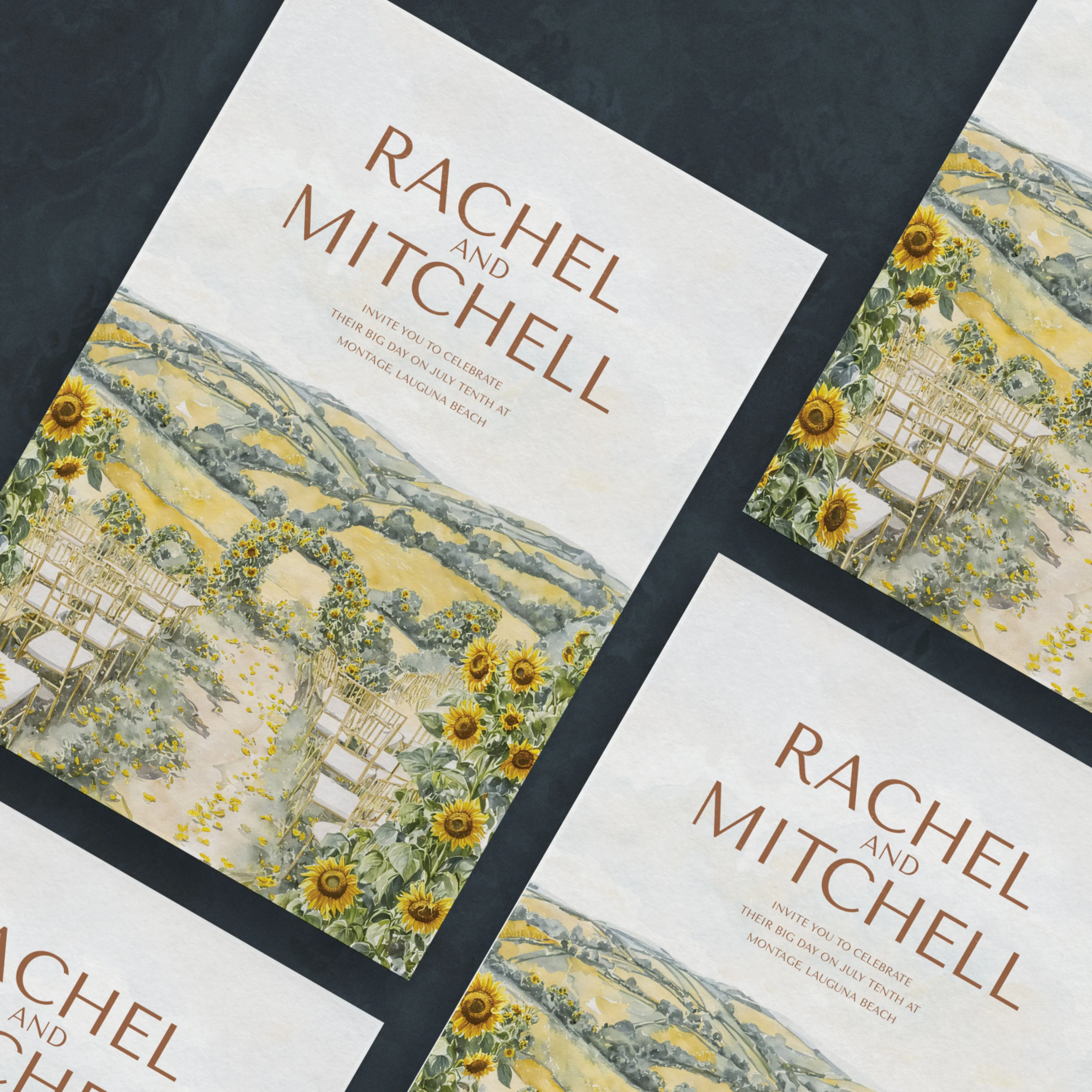 Flow Collection Wedding Invitation • Story Amour